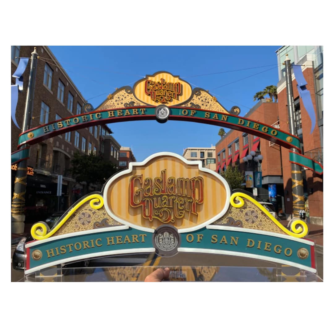 Gaslamp Quarter San Diego LED Sign: California Wall Art - Etsy