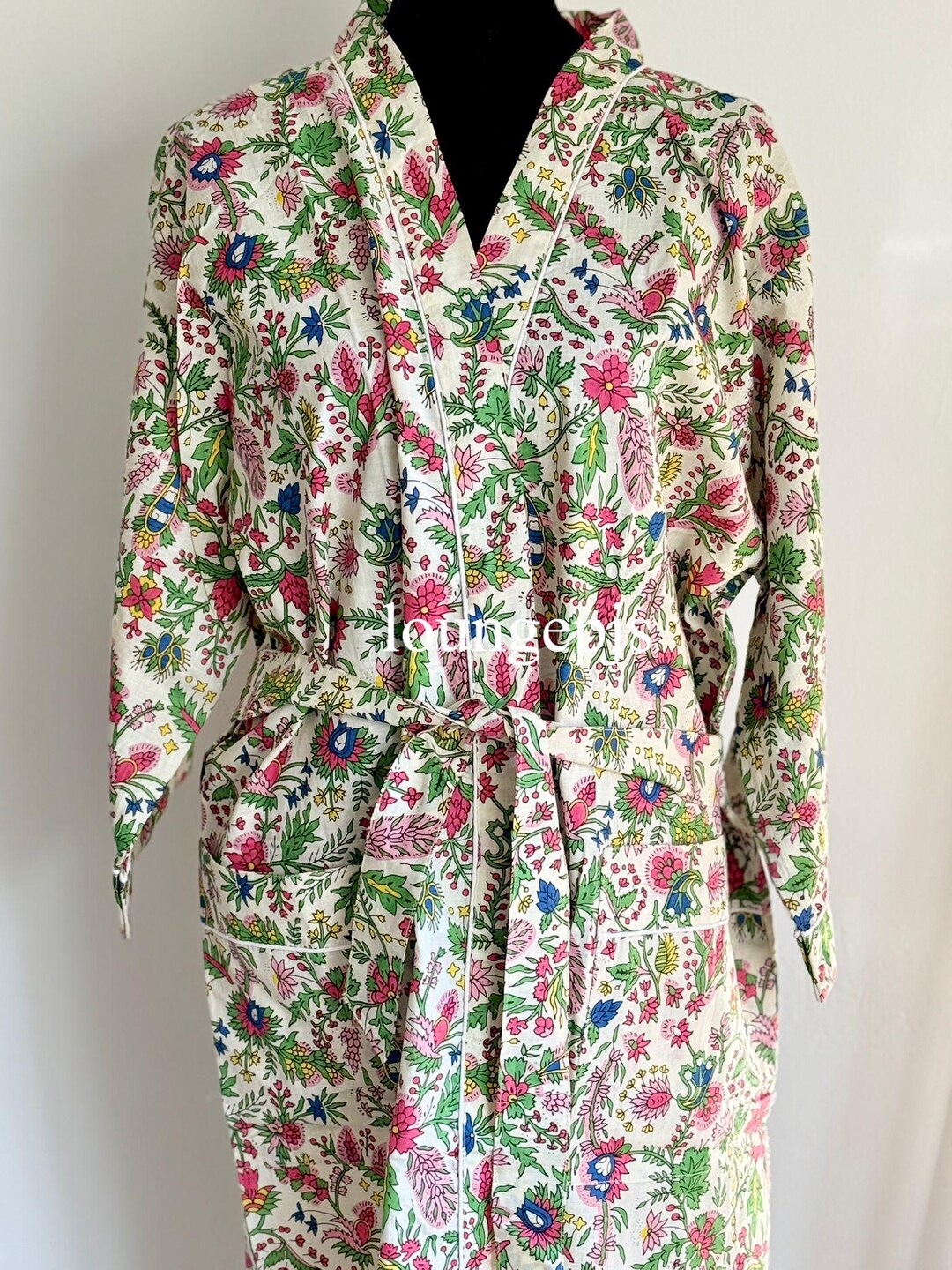 Indian Kimono Jacket, Holiday Lounge Robe, Best Gifts for Her ...
