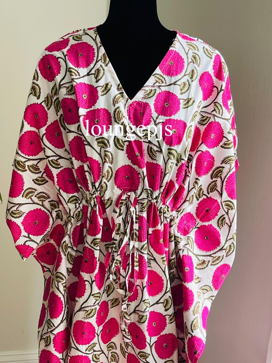 Cotton Kaftans Dress, Mumu Dress, Winter Style Gifts, Christmas Dress ...