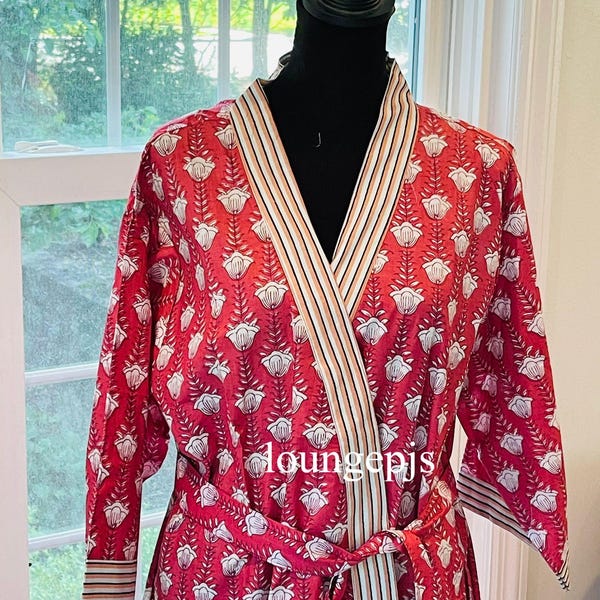 Indian Cotton Robe - Etsy