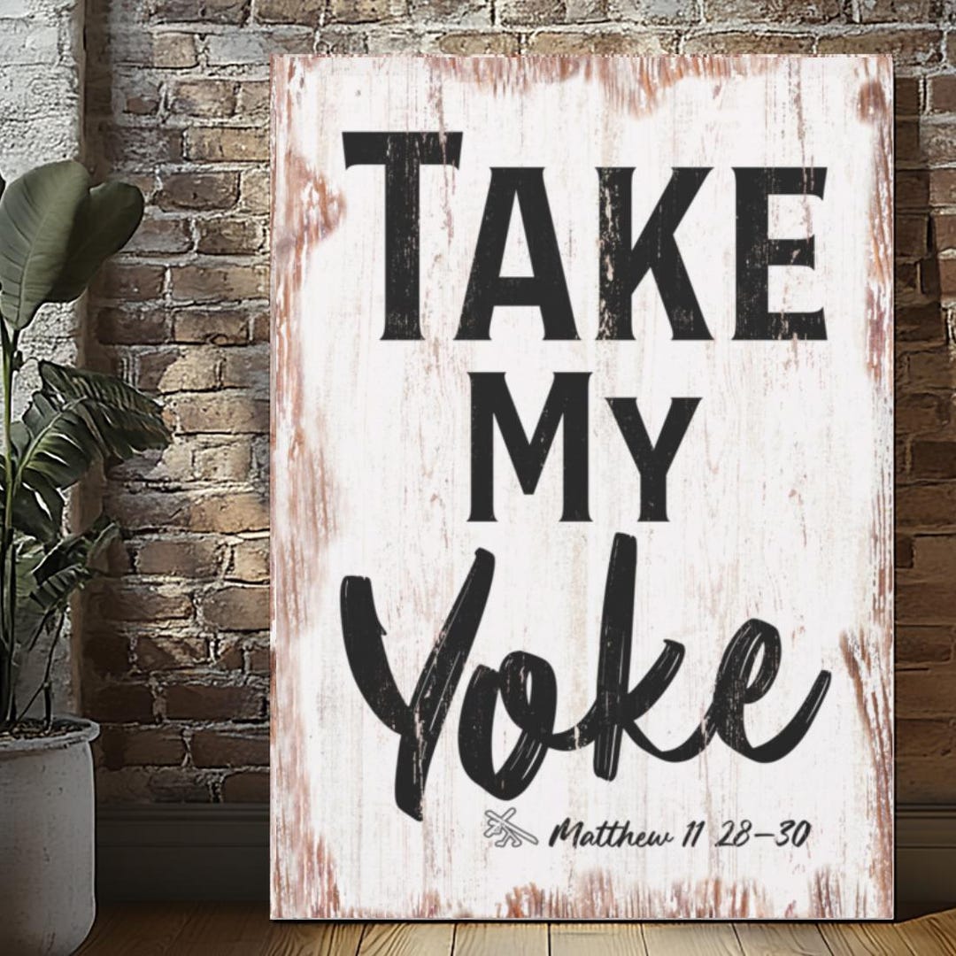 Christian Wall Art Bible Verse Canvas Print Faith-based Home Decor ...