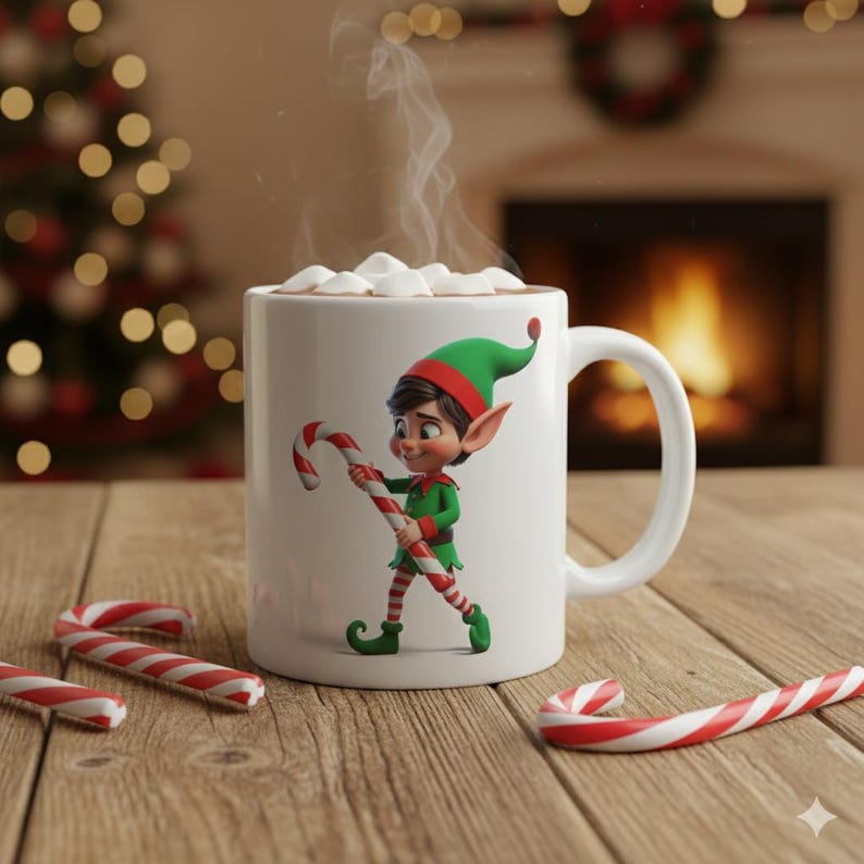 27 Cute 3D Sneaky Elf Clipart | Premium Christmas Sublimation PNG - Etsy