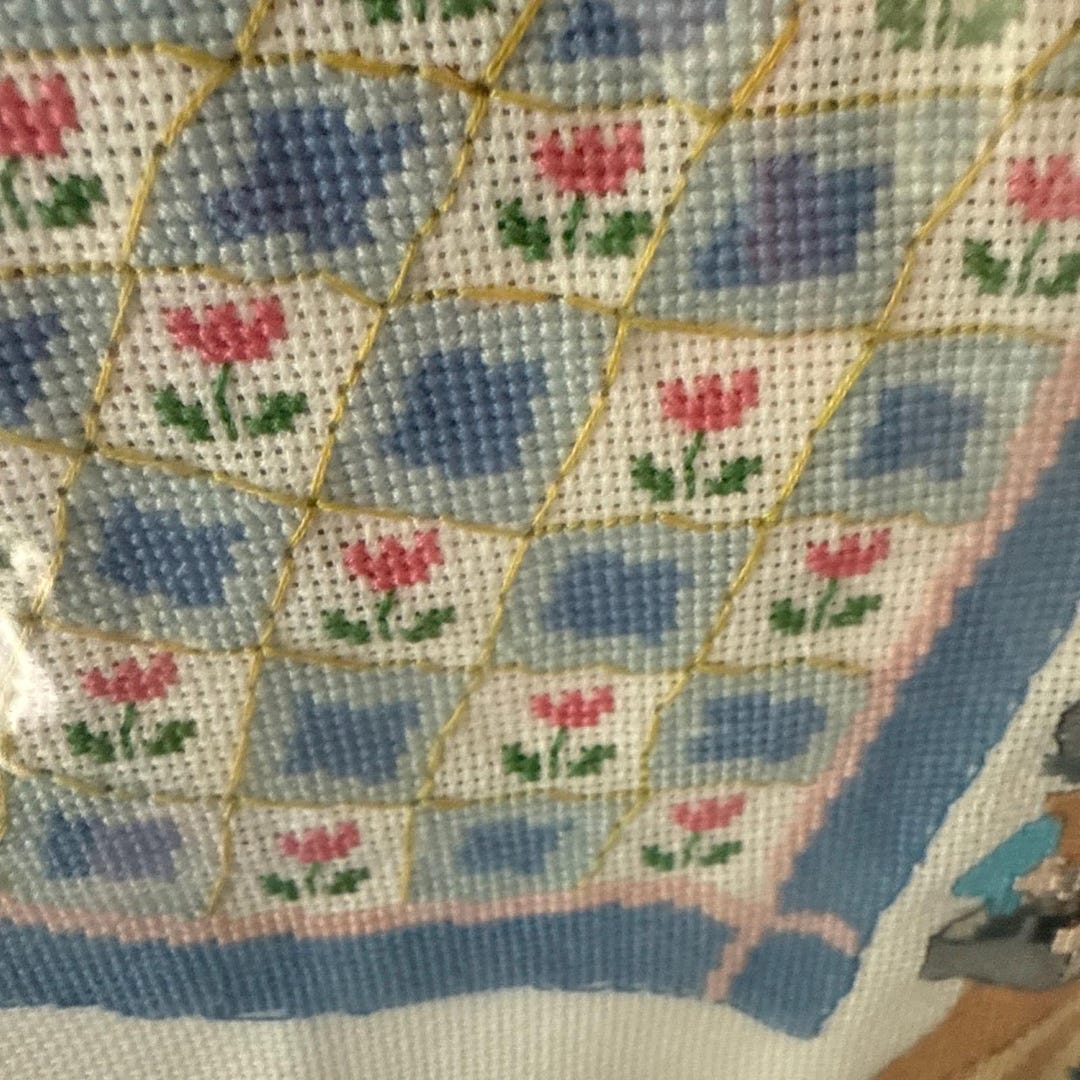 Amish Children Quilts Framed Embroidery - Etsy