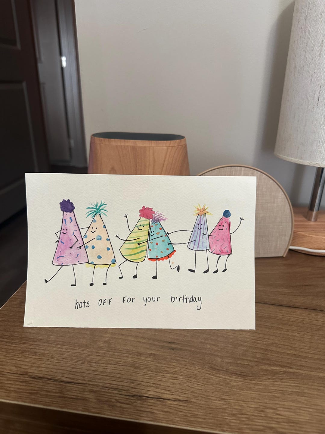 Handmade Watercolor Birthday Card - Etsy