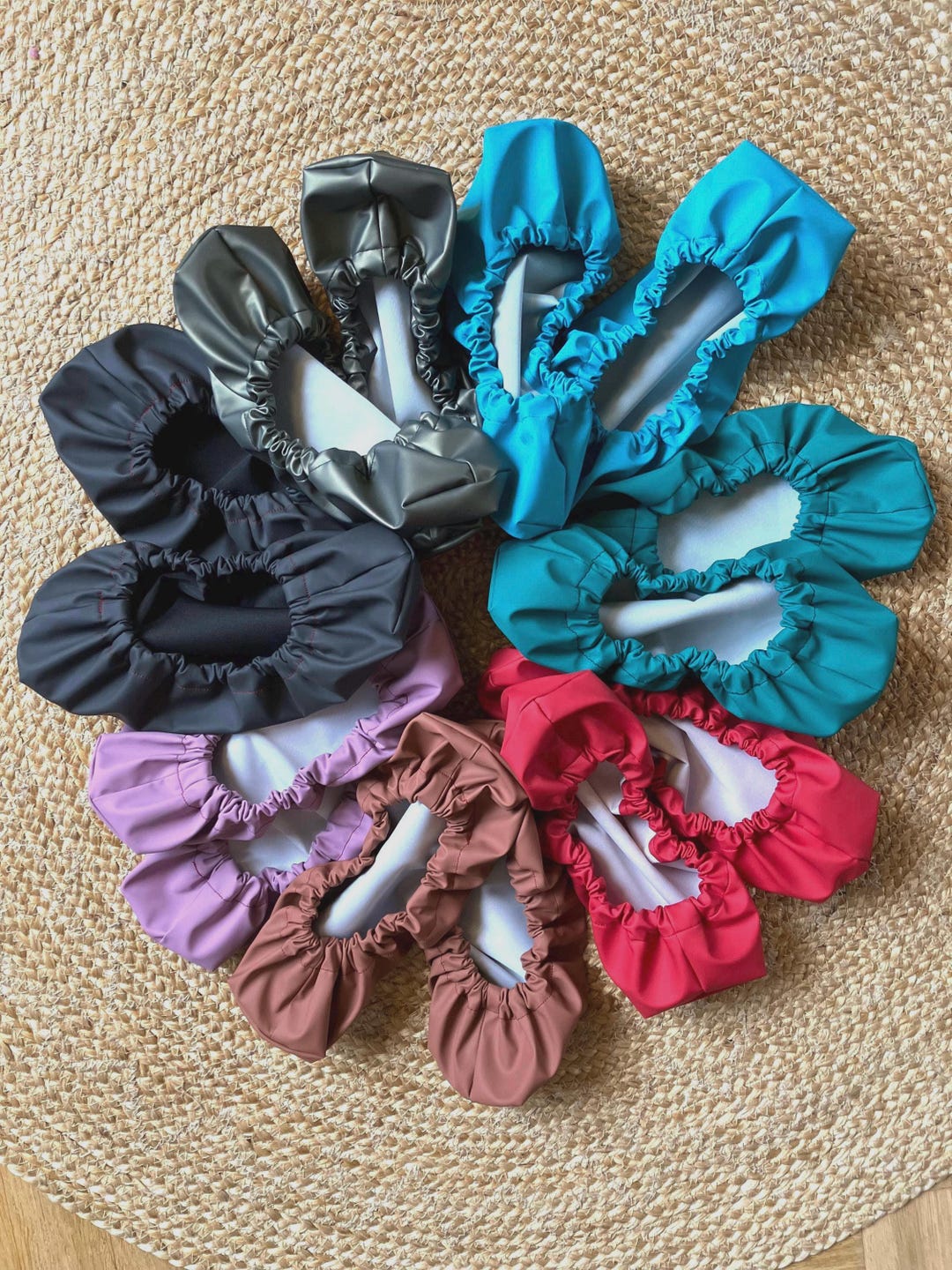 Reusable Shoe Covers: Washable Handmade in Sweden Upcycled Waterproof ...