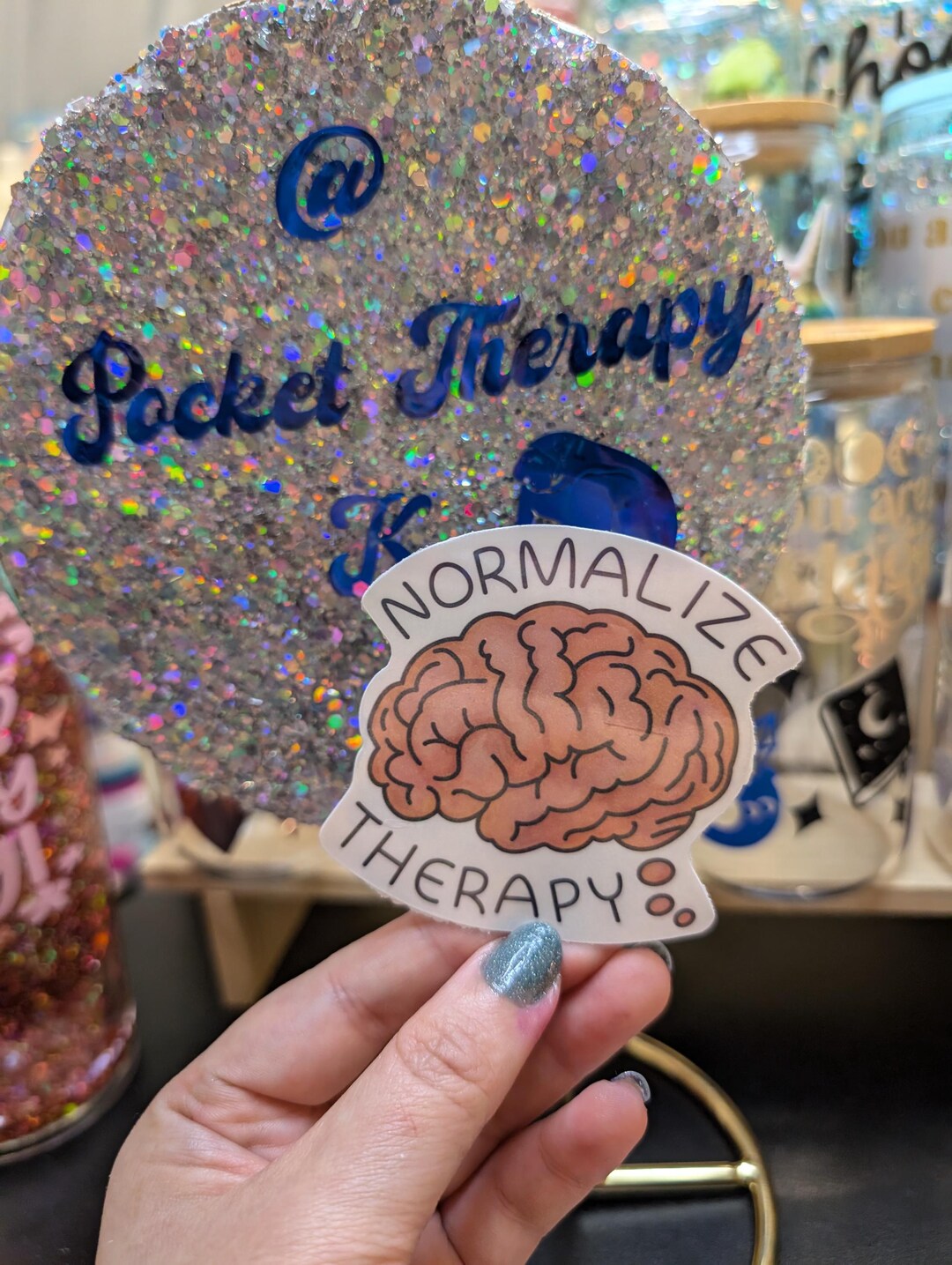 Normalize Therapy, Waterproof Sticker - Etsy