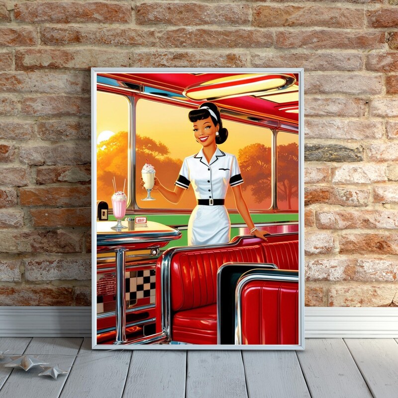 Diner Waitress - Etsy UK