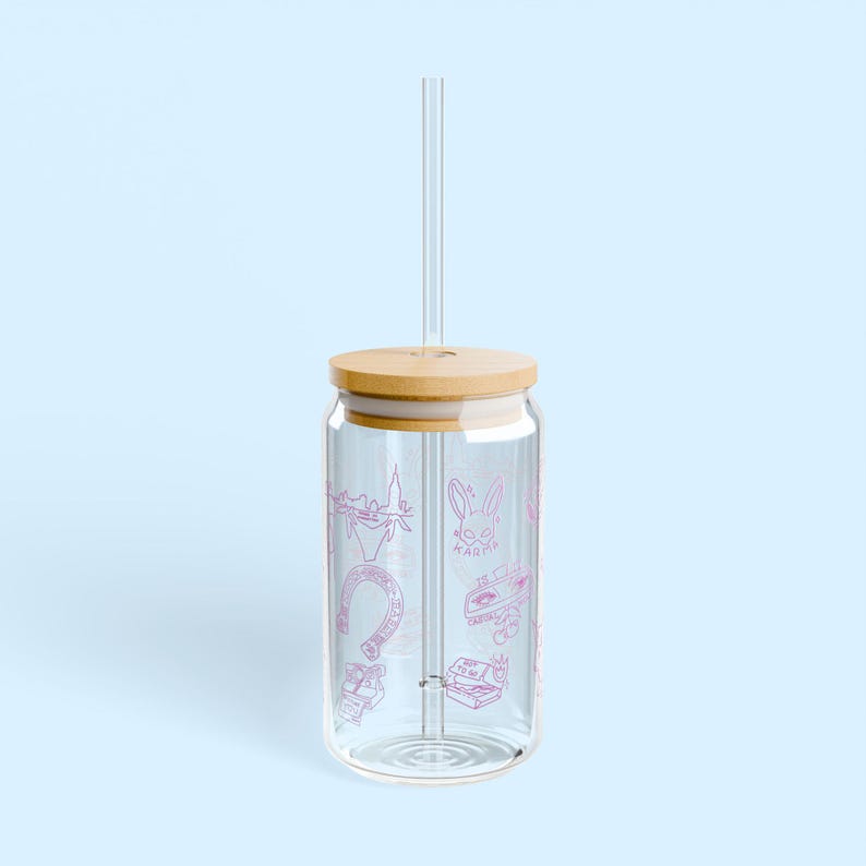 Midwest Princess Album Fan Art Glass Tumbler, Indie Music-inspired ...