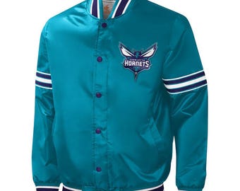 NBA New York Knicks Varsity Jacket Blue Satin Jacket Letterman Jacket ...