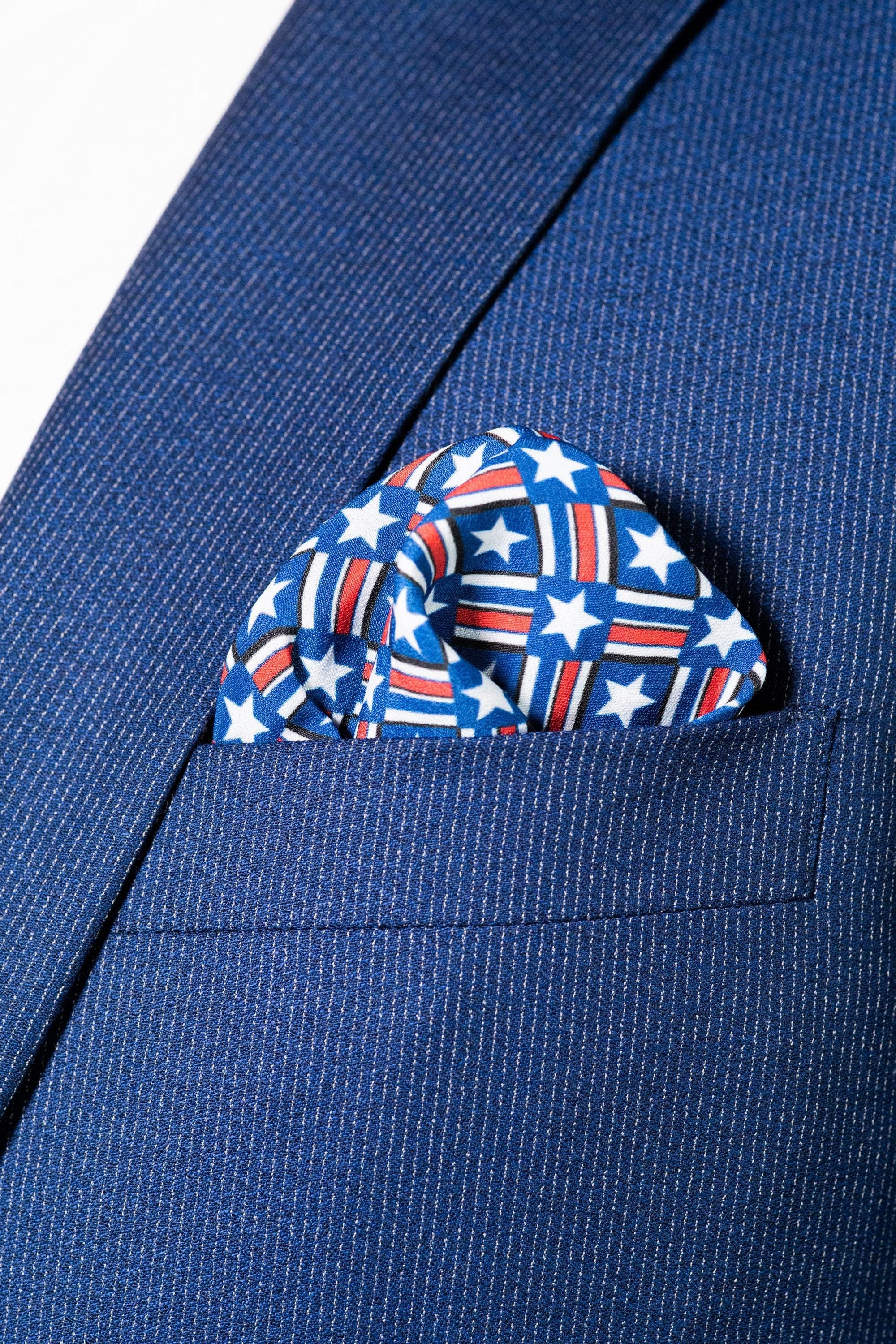American Flag Patented Pocket Square Handkerchief Patriotic Gift for ...