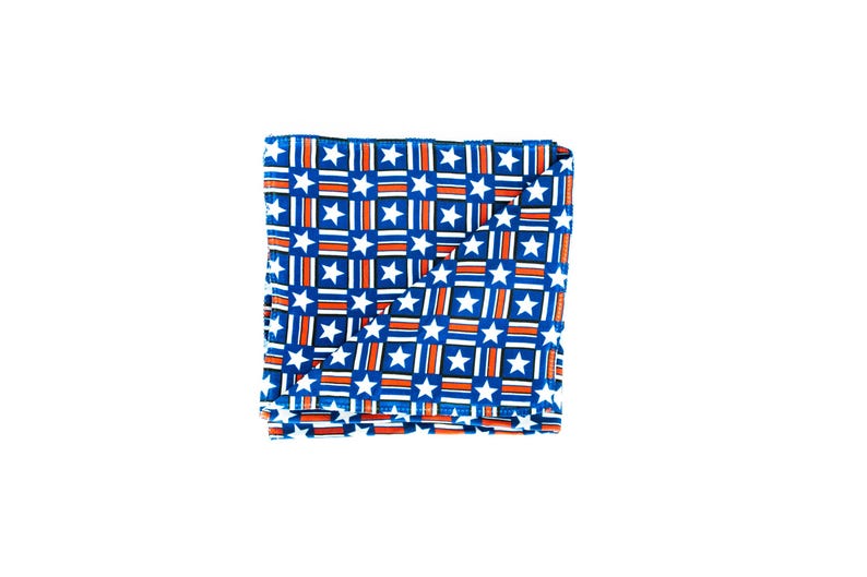 American Flag Patented Pocket Square Handkerchief Patriotic Gift for ...