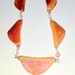 Crab Agate With Cherry Quartz Necklace MARKED DOWN - Etsy