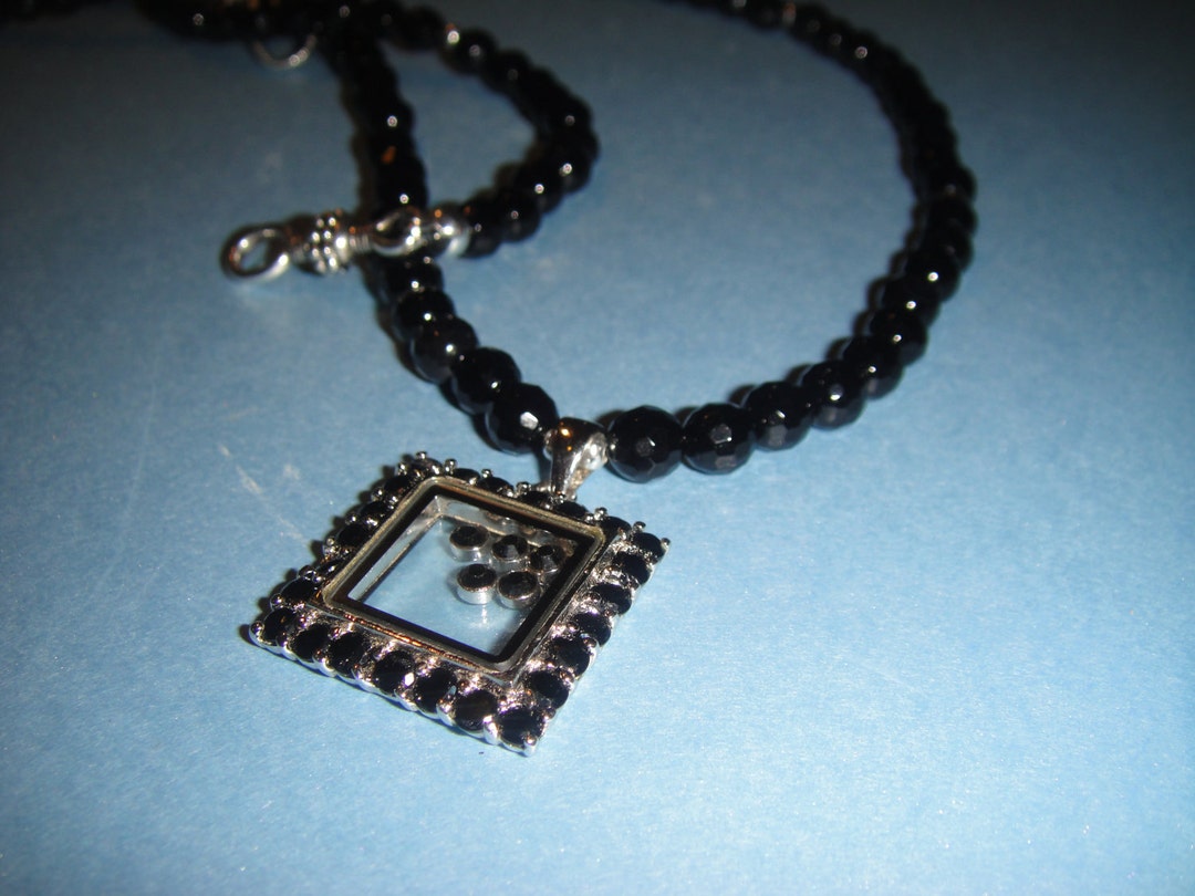 Midnight Black Topaz (black Topaz and Black Onyx Necklace) MARKED DOWN ...