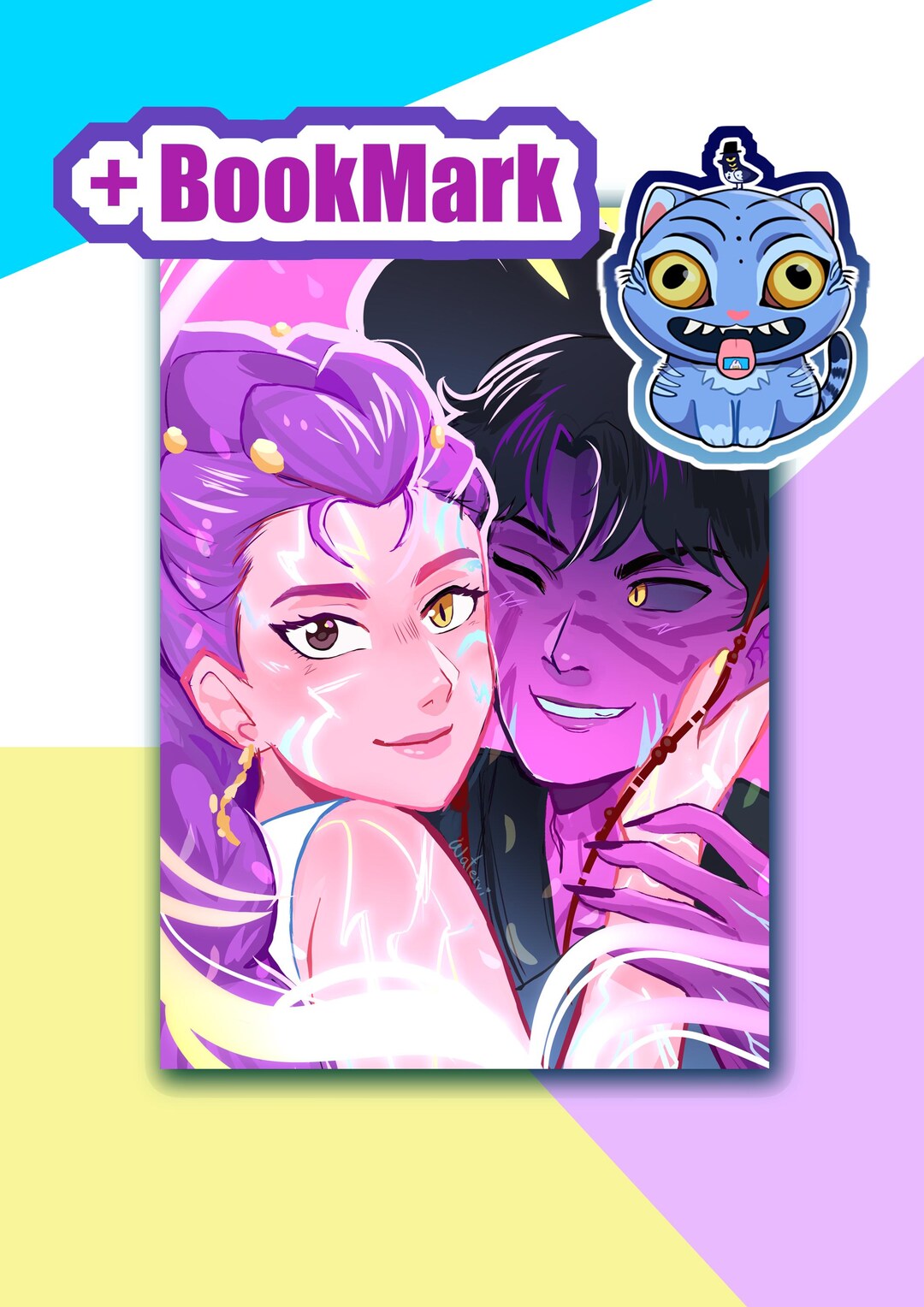 HUNTRIX Kpop Demon Hunters + Bookmark | Print | Fanart Illustration - Etsy