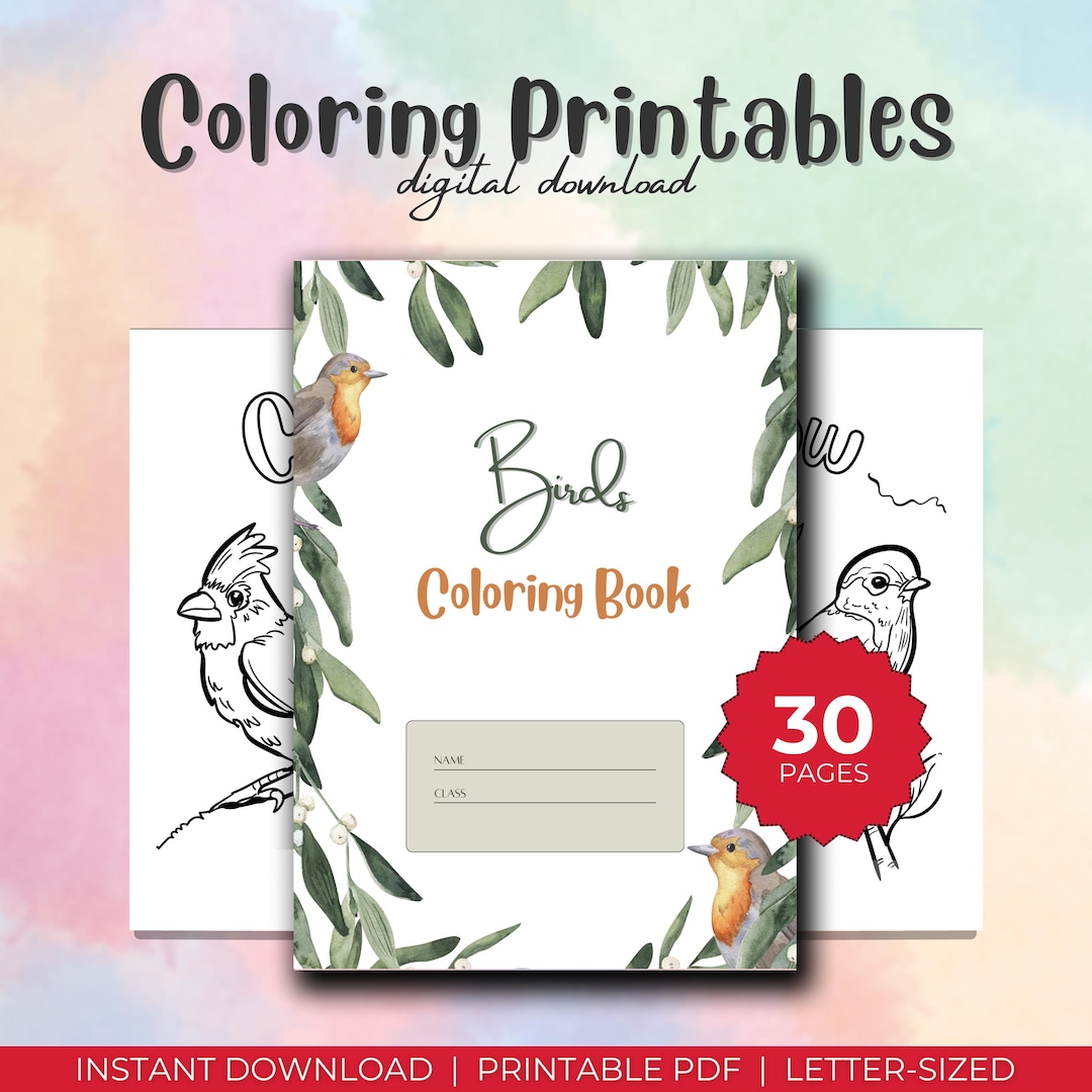 Coloring Printables for Kids, Coloring Pages, PDF, Printable PDF, PDF ...