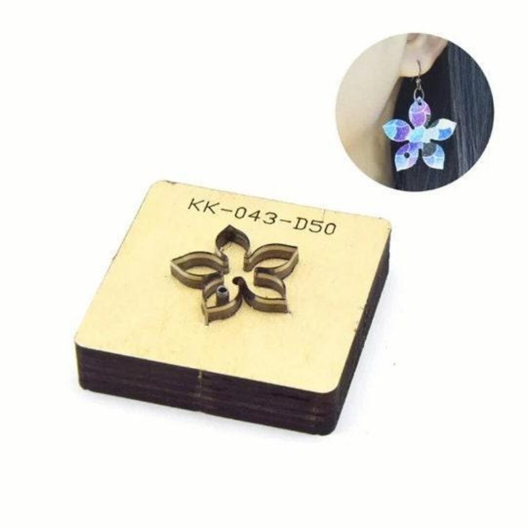 Custom Leather Paper Earring Decoration Cutting Steel Rule Click Press ...