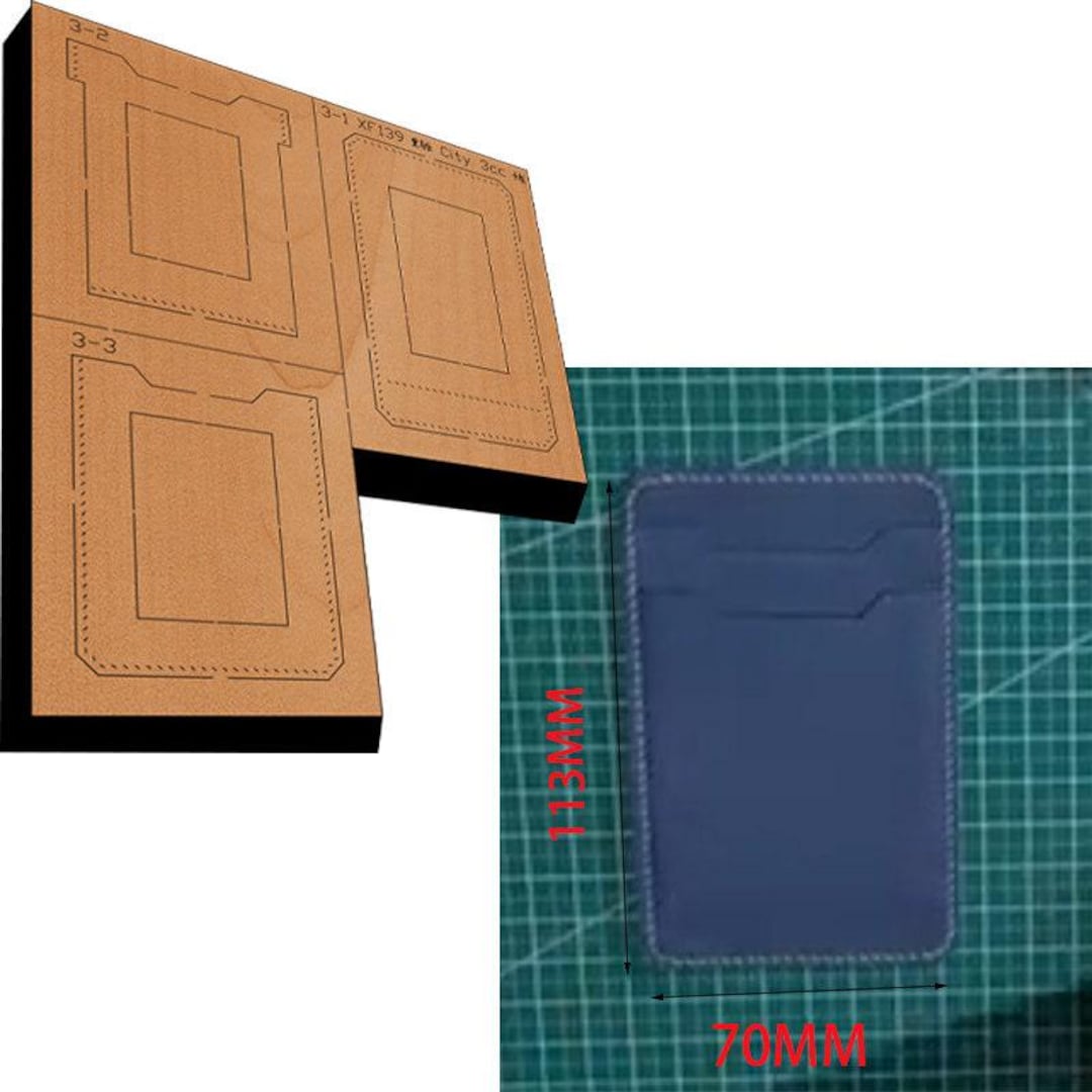 Card Holder Personalized ID Card Cutting Die, Leather Precision Metal ...