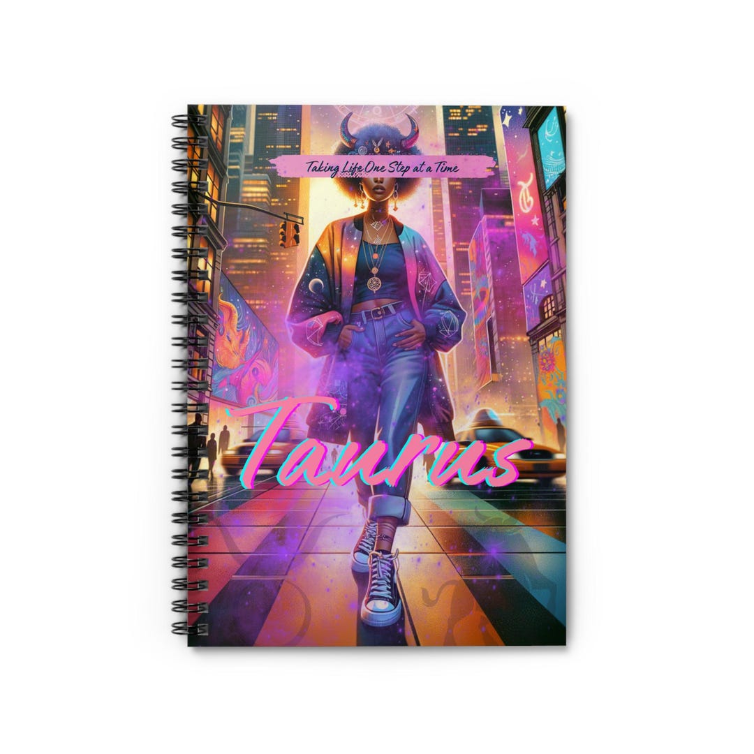 Taurus, Taking Life One Step at a Time: Taurus Spiral Notebook - Etsy