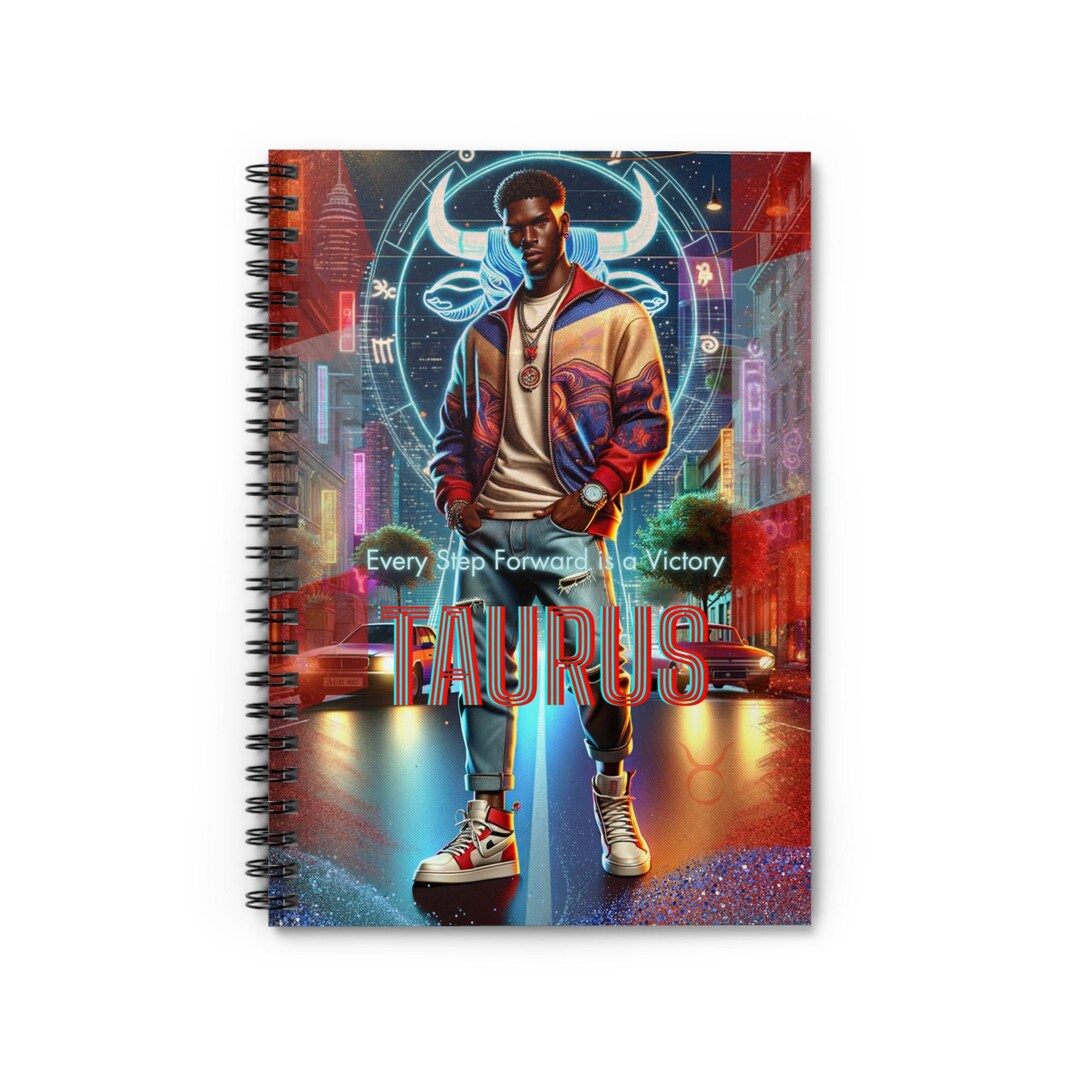 Taurus, Stepping Forward: Taurus Spiral Notebook - Etsy