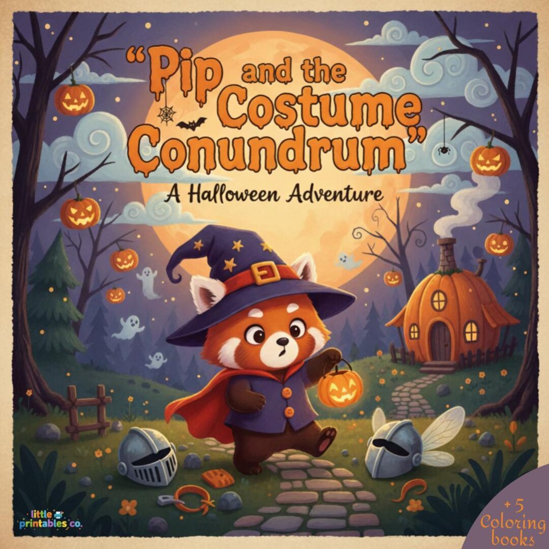 Little Printable Co Pip and the Costume Conundrum Book/coloring PDF ...
