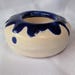 Unique Round Handmade Ceramic Container in Blue and White - Etsy
