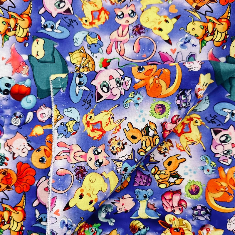 Anime Fabric - Etsy