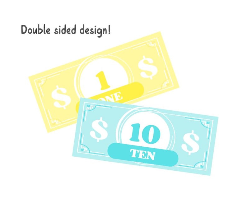 Canva Play Money Template - Etsy