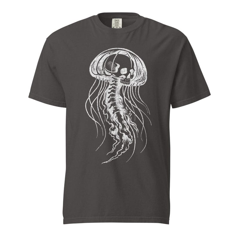Skull Jellyfish T-shirt | Emo Music Inspired Graphic Tee - Etsy