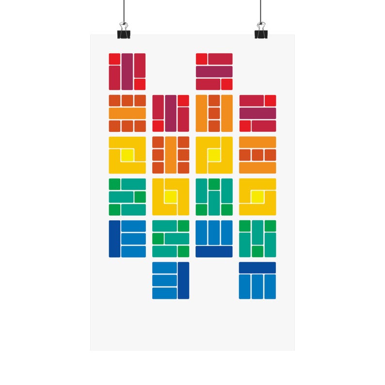 Geometric Art Poster - Etsy