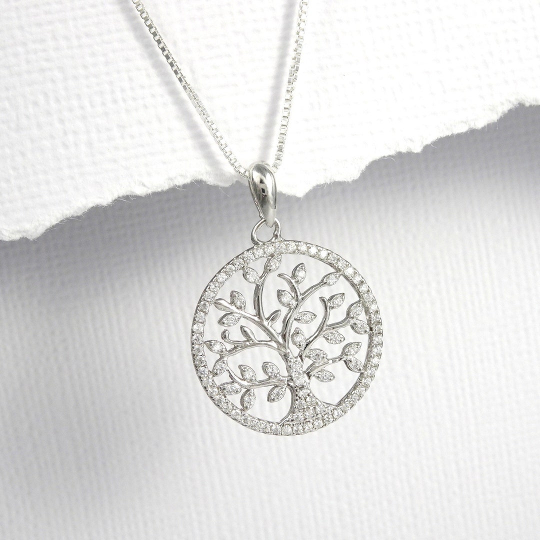 Tree of Life Necklace, Tree of Life Silver, Christmas Gift for Grandma ...