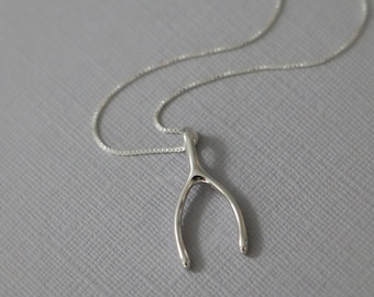 Wishbone Necklace | Etsy