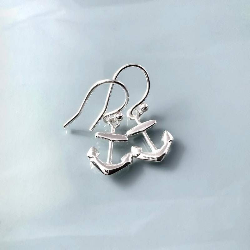 Anchor Earrings - Etsy