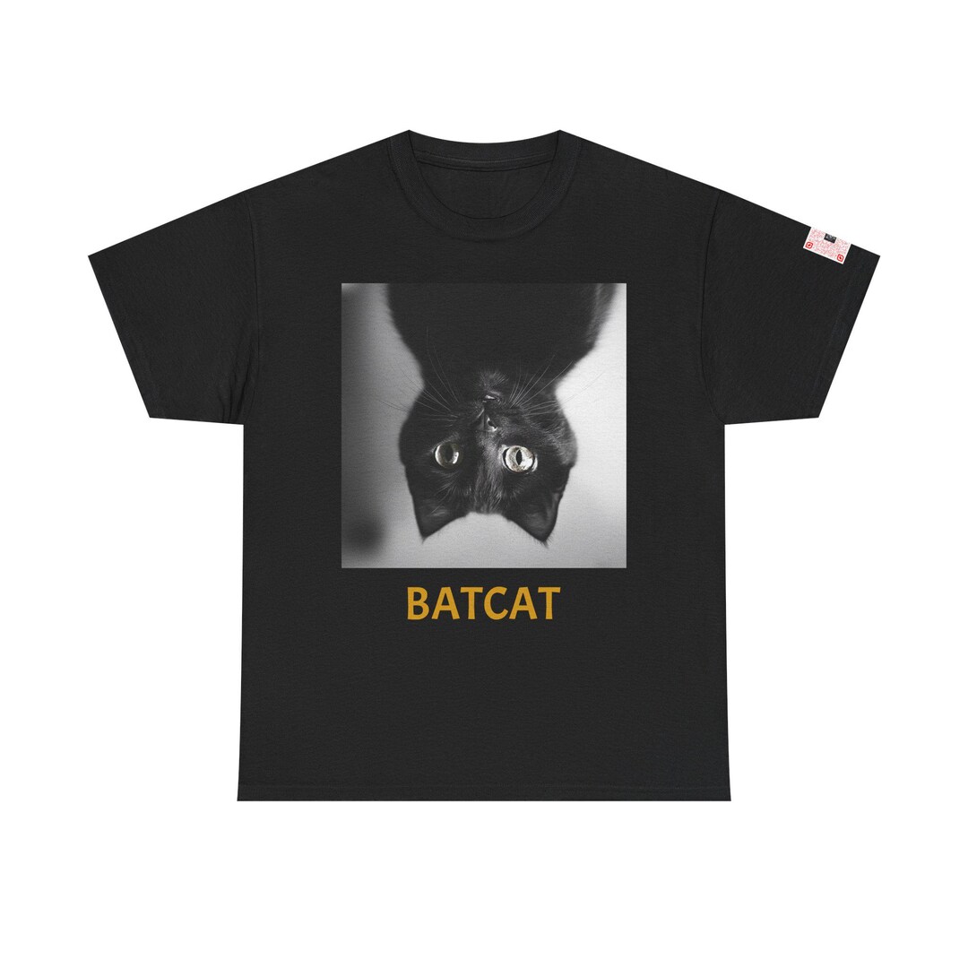 T-shirt, Spooky Halloween Batcat Design, Men Women Tee Shirt, Graphic ...