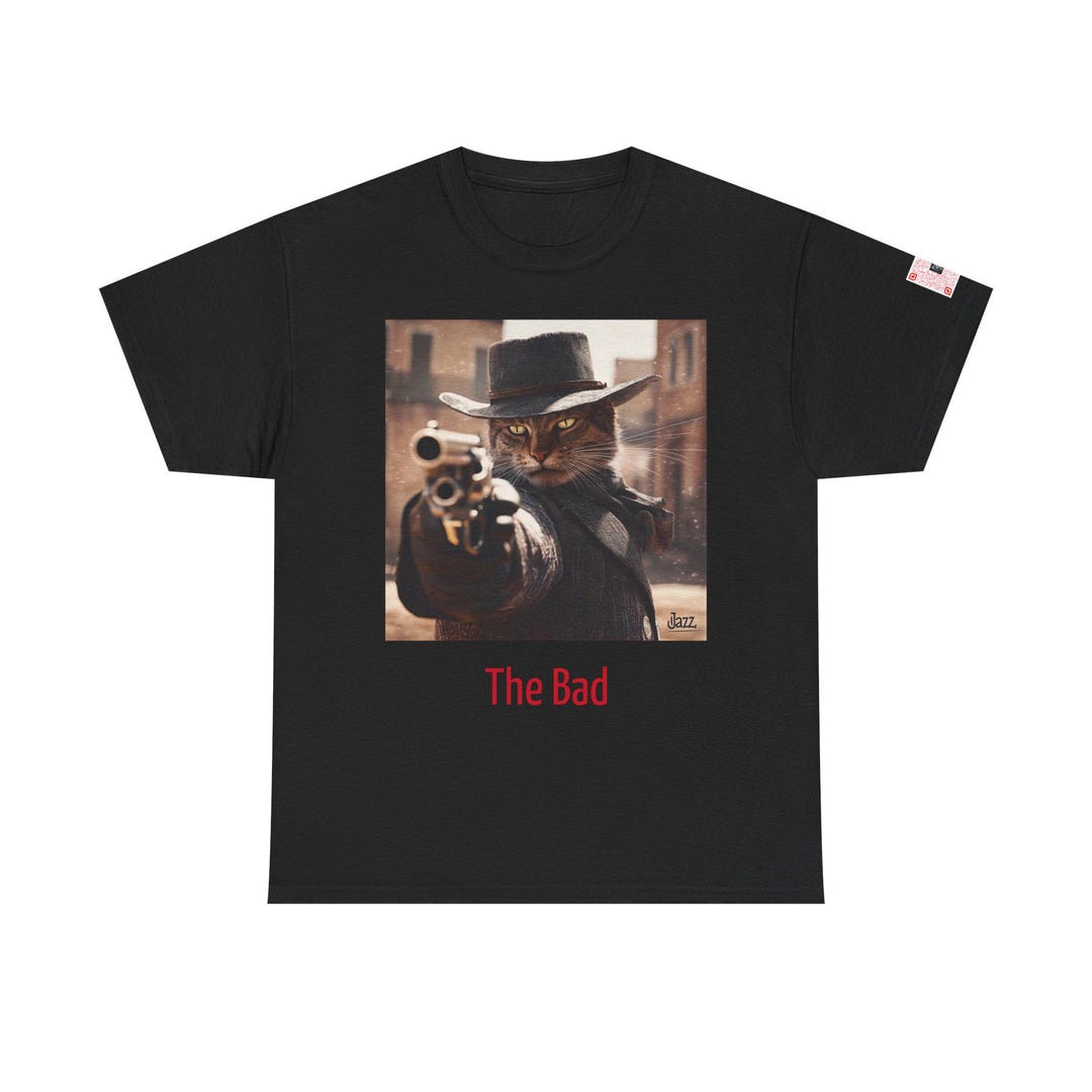 The Good Cat, the Bad Cat, & the Ugly Cat Unisex Tee - Funny Cat Lover ...