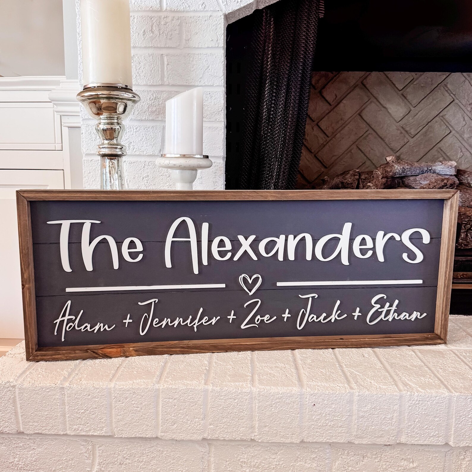 Custom Wood Sign With Children's Names | Personalized Wood Sign | Sign ...