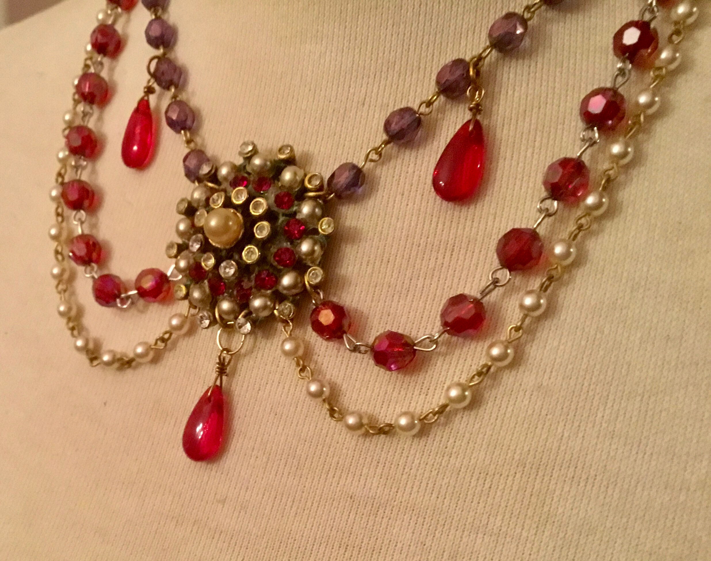 Renaissance Glow Regal Princess Necklace - Etsy