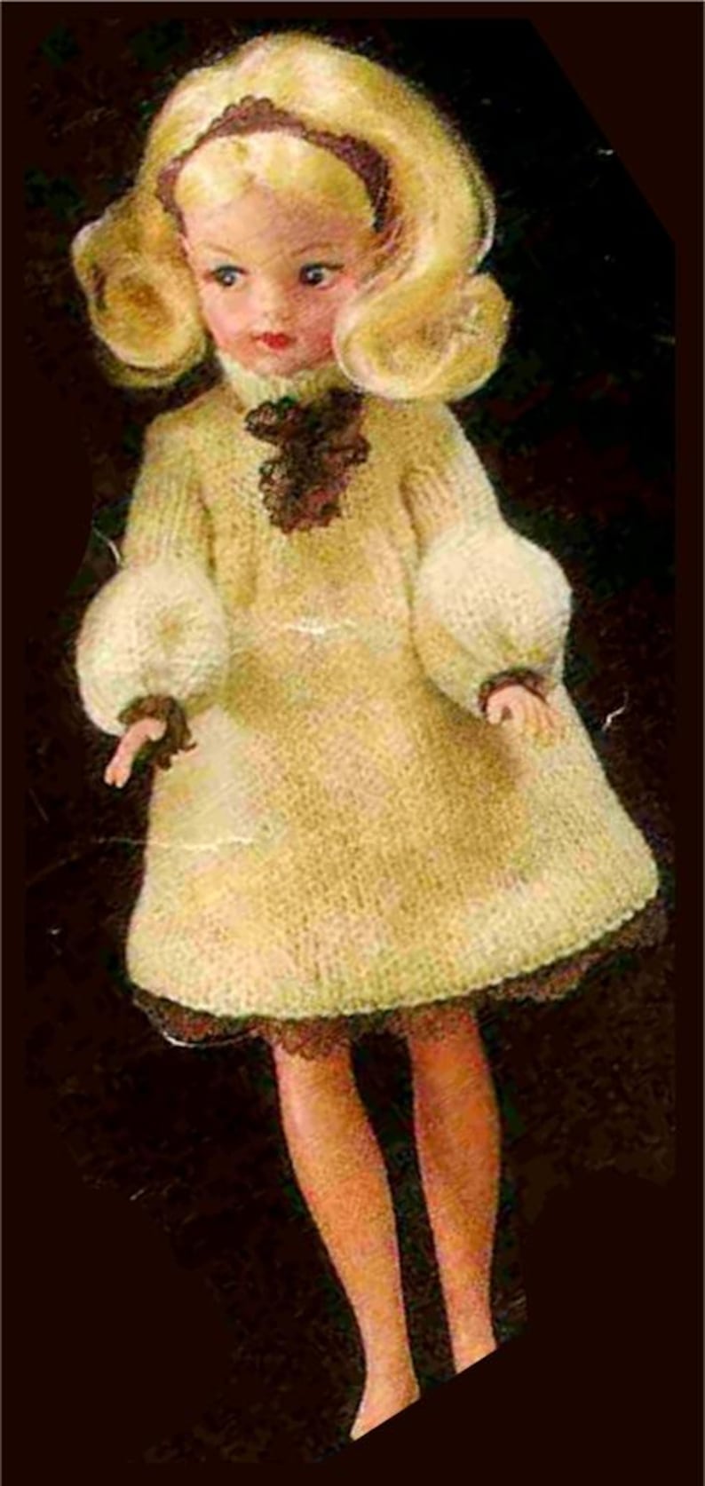 Vintage Patons Doll Clothes Knitting Pattern Book, 12 - 18 Inch Dolls ...