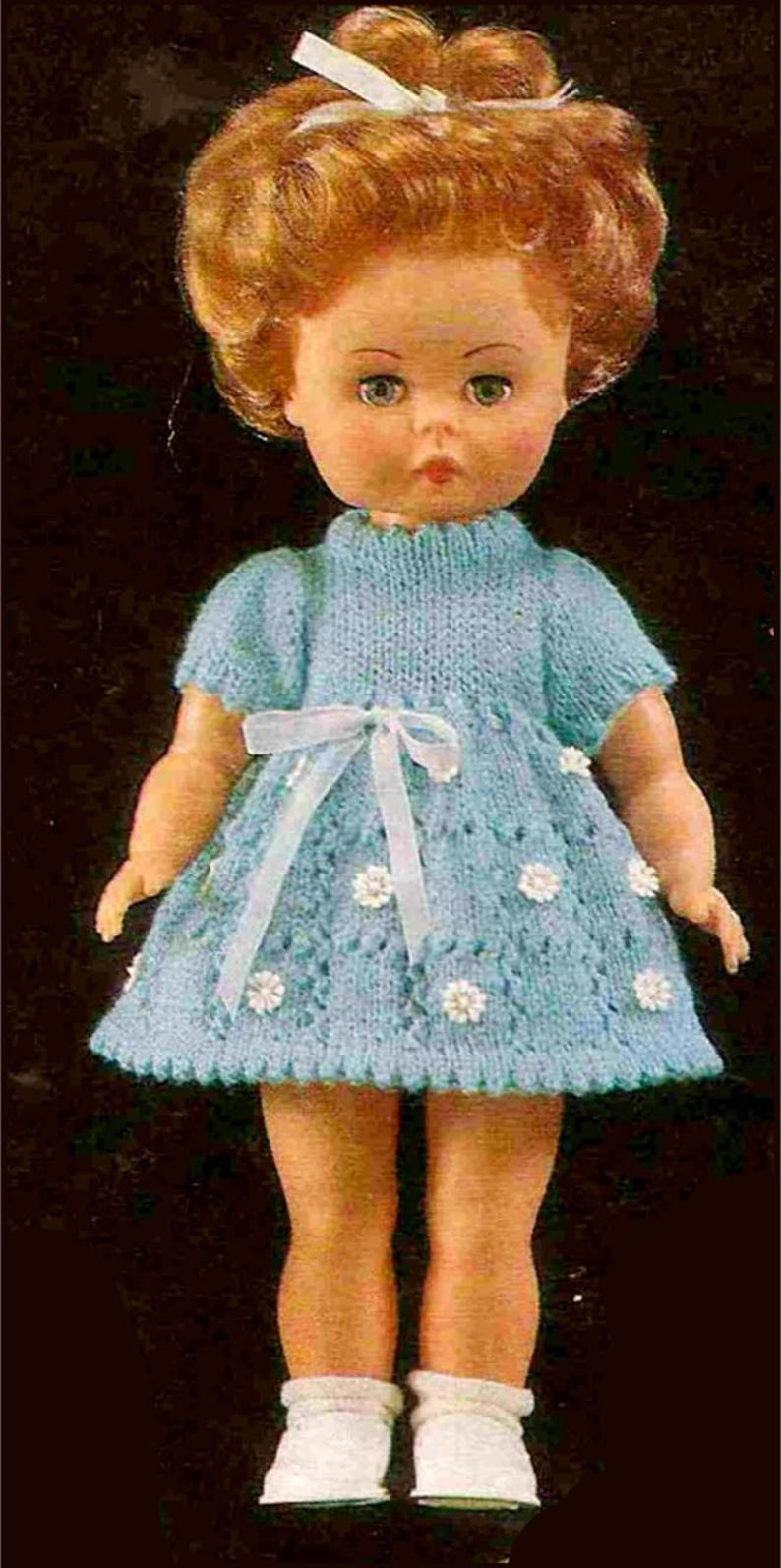 Vintage Patons Doll Clothes Knitting Pattern Book, 12 - 18 Inch Dolls ...
