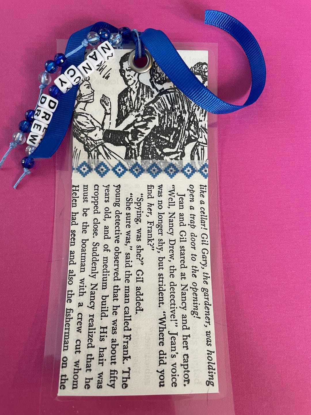 Nancy Drew Bookmark Junk Journal Charms Blue - Etsy