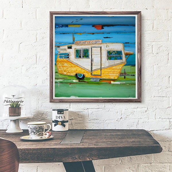Camper Art Print - Etsy