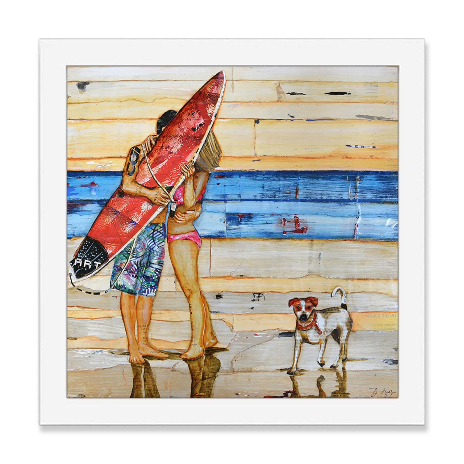 Eye Witness Danny Phillips Art PRINT or CANVAS Couple at - Etsy