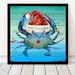 Santa Claws Fine Art PRINT or CANVAS, Unframed, Christmas Holiday Crab ...