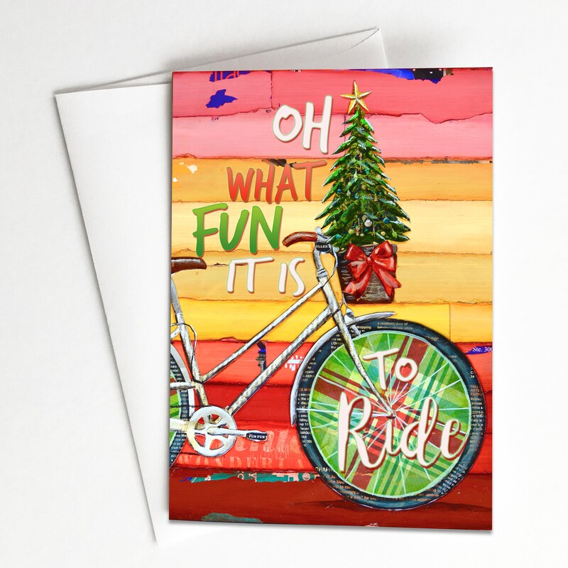 Bike Christmas Cards - Etsy