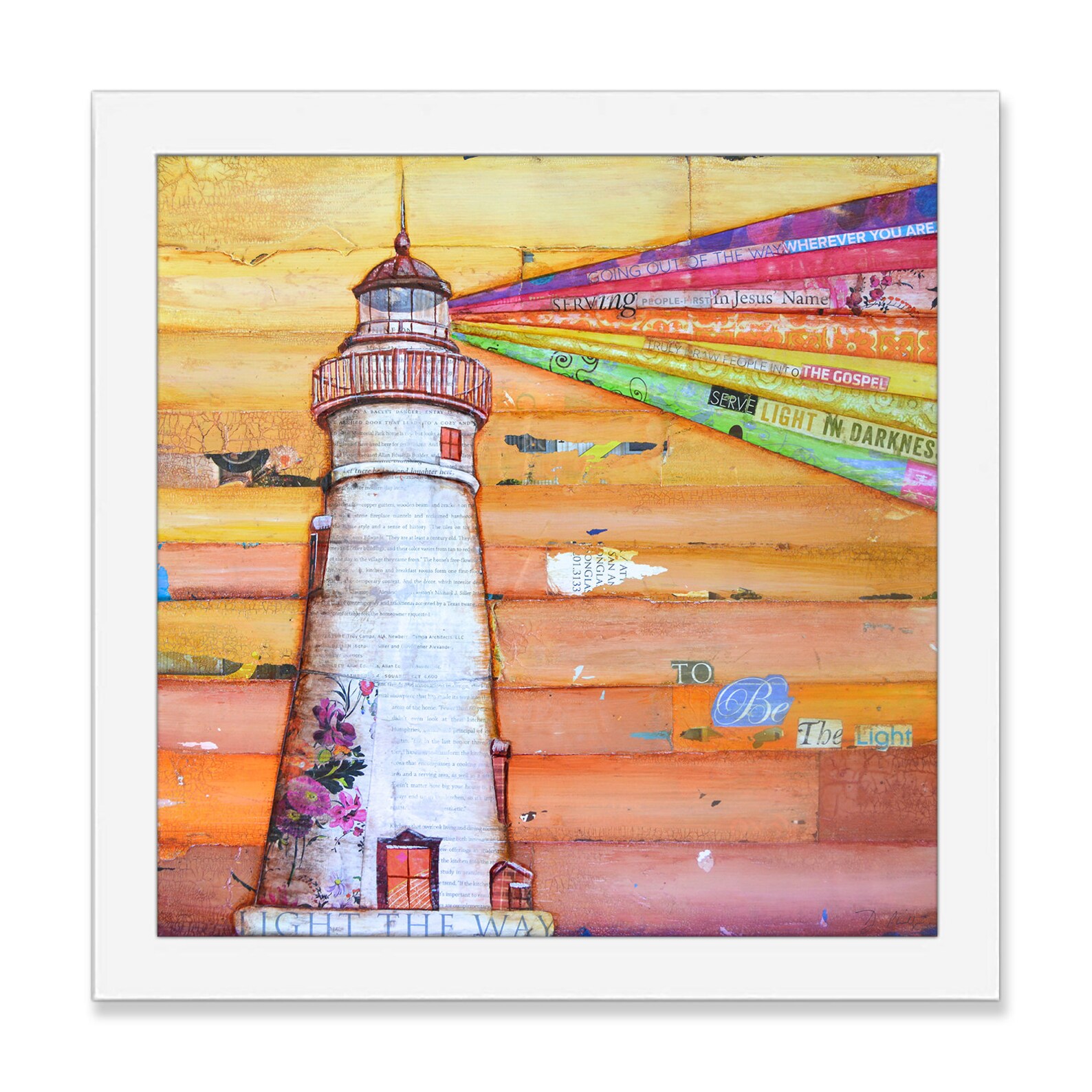 Light the Way - Fine Art PRINT or CANVAS, Unframed, Lighthouse, Nautica ...