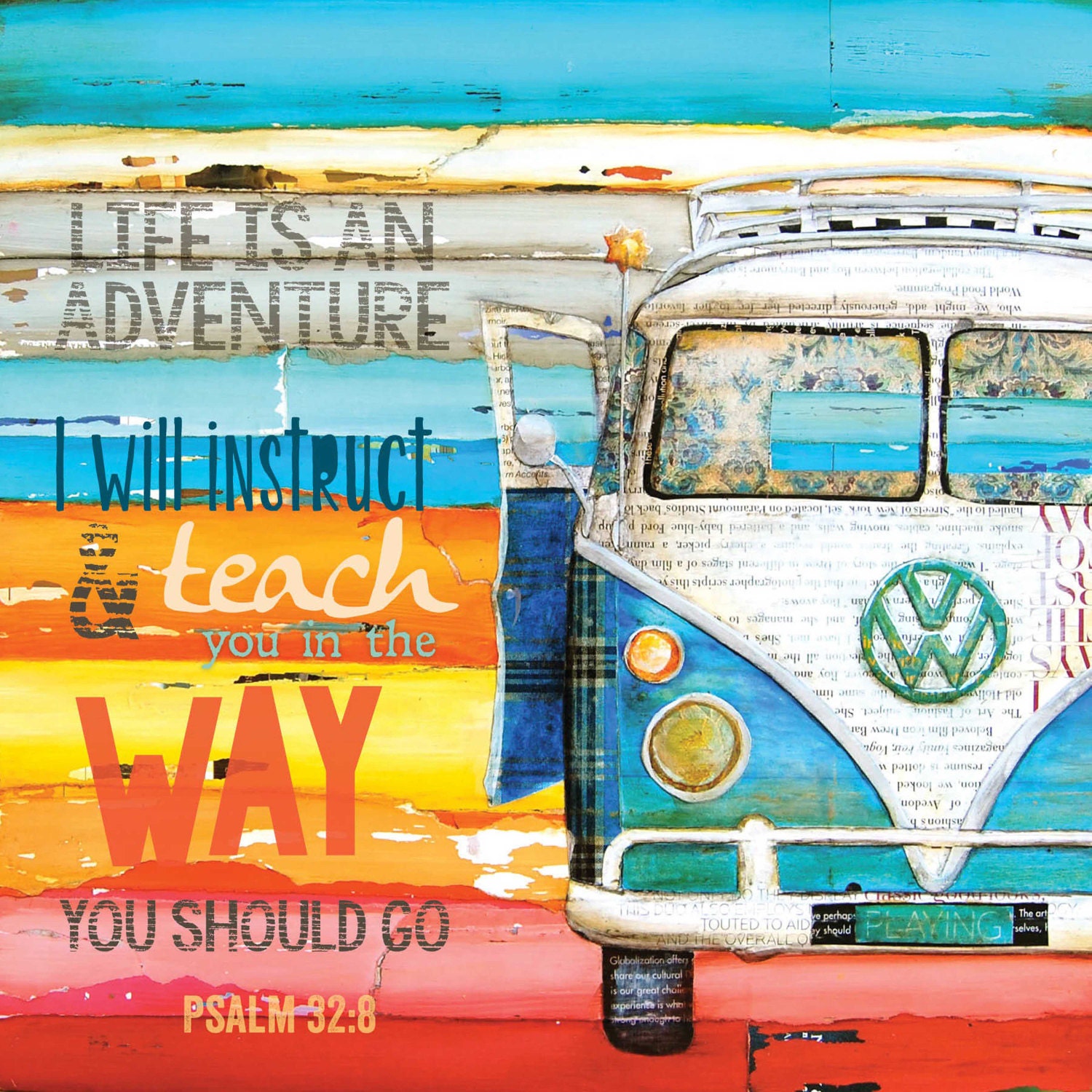 ART PRINTABLE Life is an Adventure Christian print Classic | Etsy