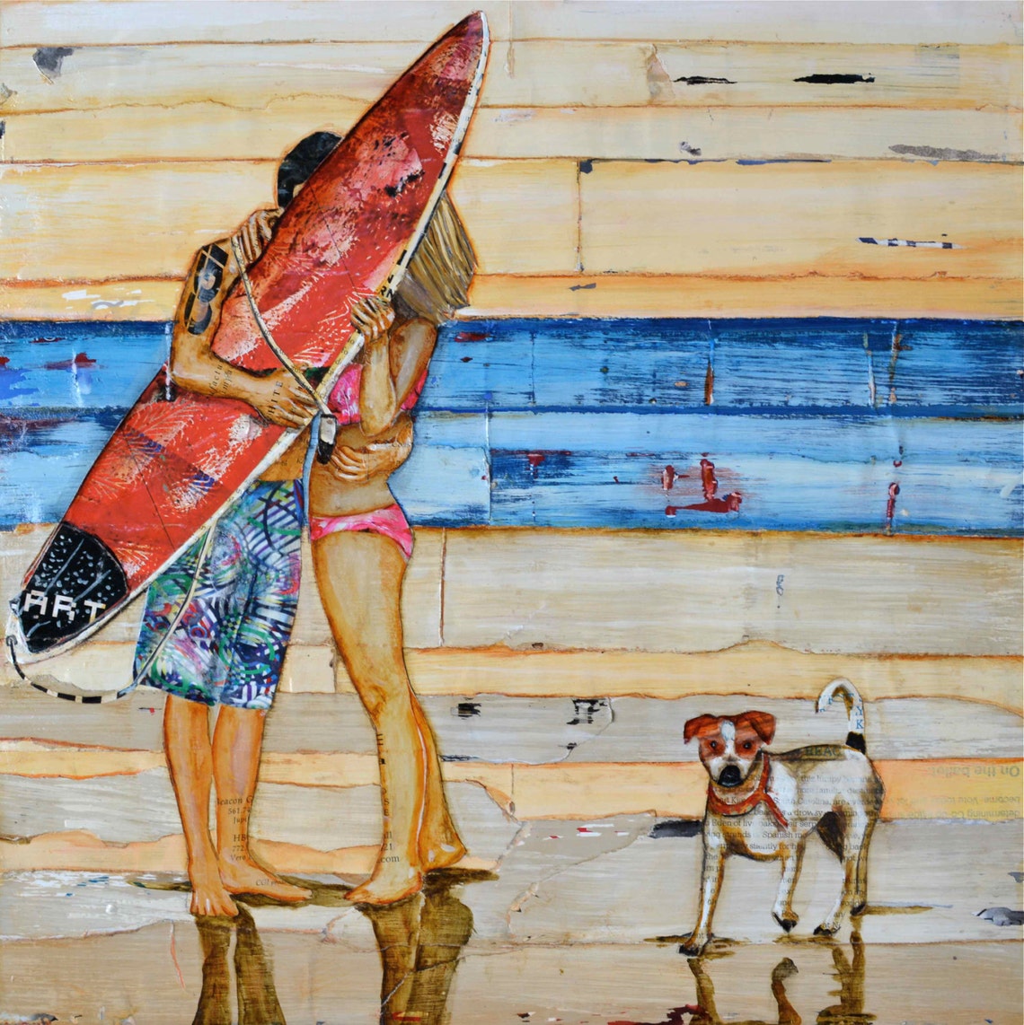 Eye Witness Danny Phillips Art PRINT or CANVAS Couple at - Etsy