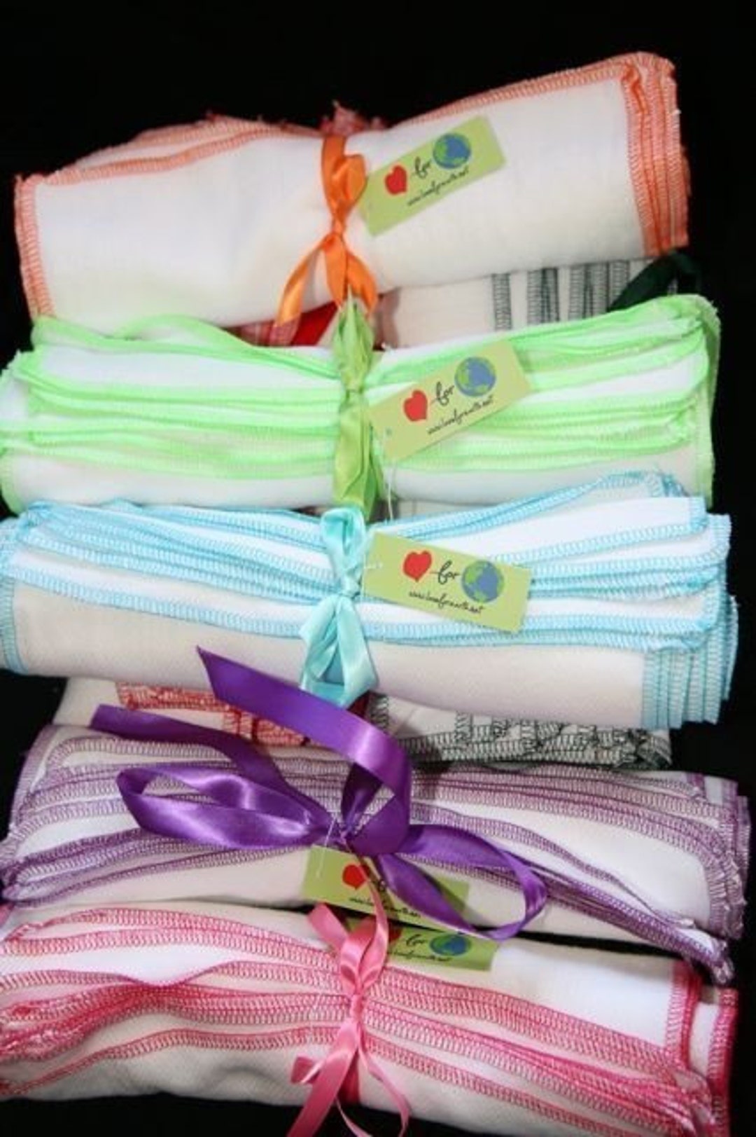 In Color Everyday Napkins 24 Pack Choose Your Trim Eco Friendly ...