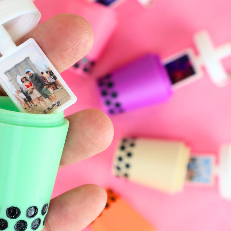 Boba Tea Keychain - Etsy