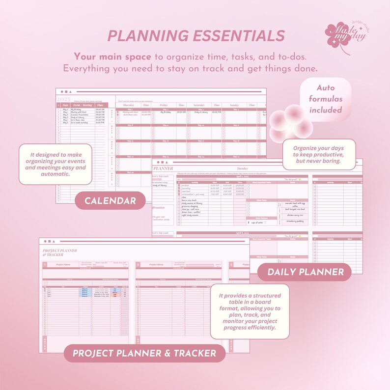 2026 Digital Planner Google Sheet: All-in-one Life Organizer (digital ...