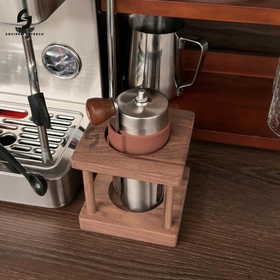 Storage Stand,coffee Grinder Organizer,hand-cranked Coffee Grinder ...